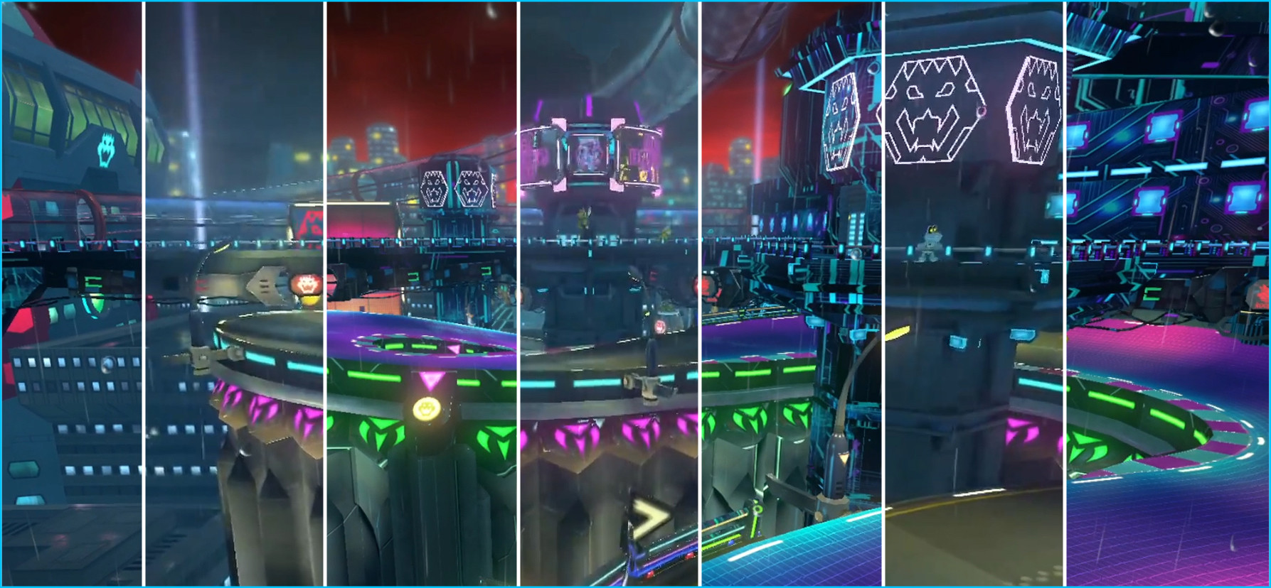 Cyber Bowser City Mod for Mario Kart 8 Deluxe | MK8D Mods