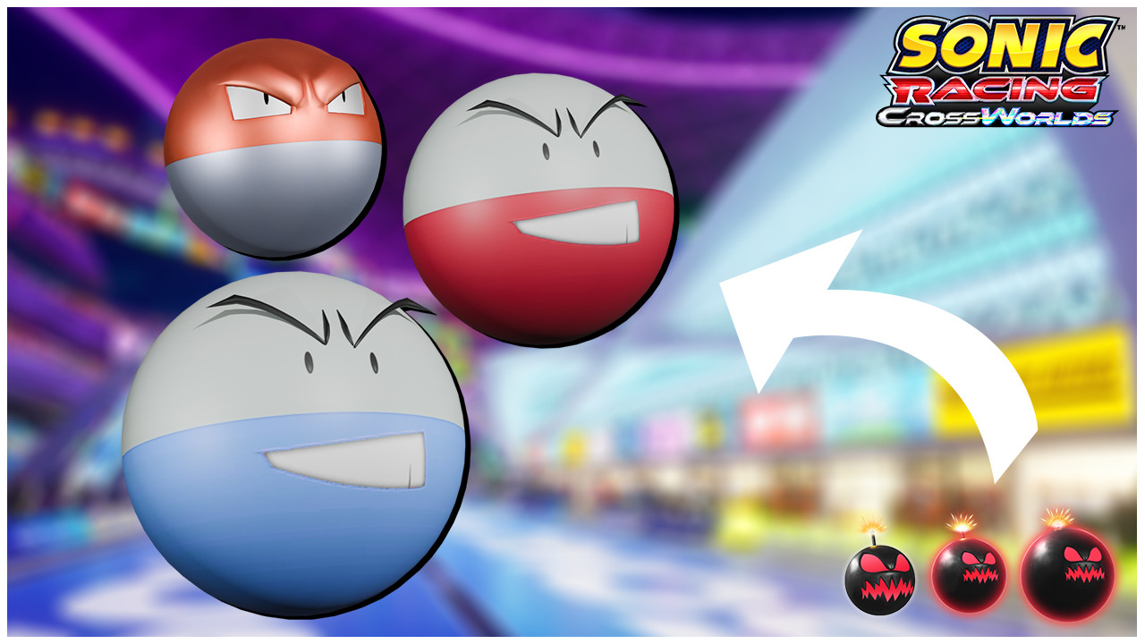 Poke Bombs Mod for Sonic Racing: CrossWorlds | SR:CW Mods