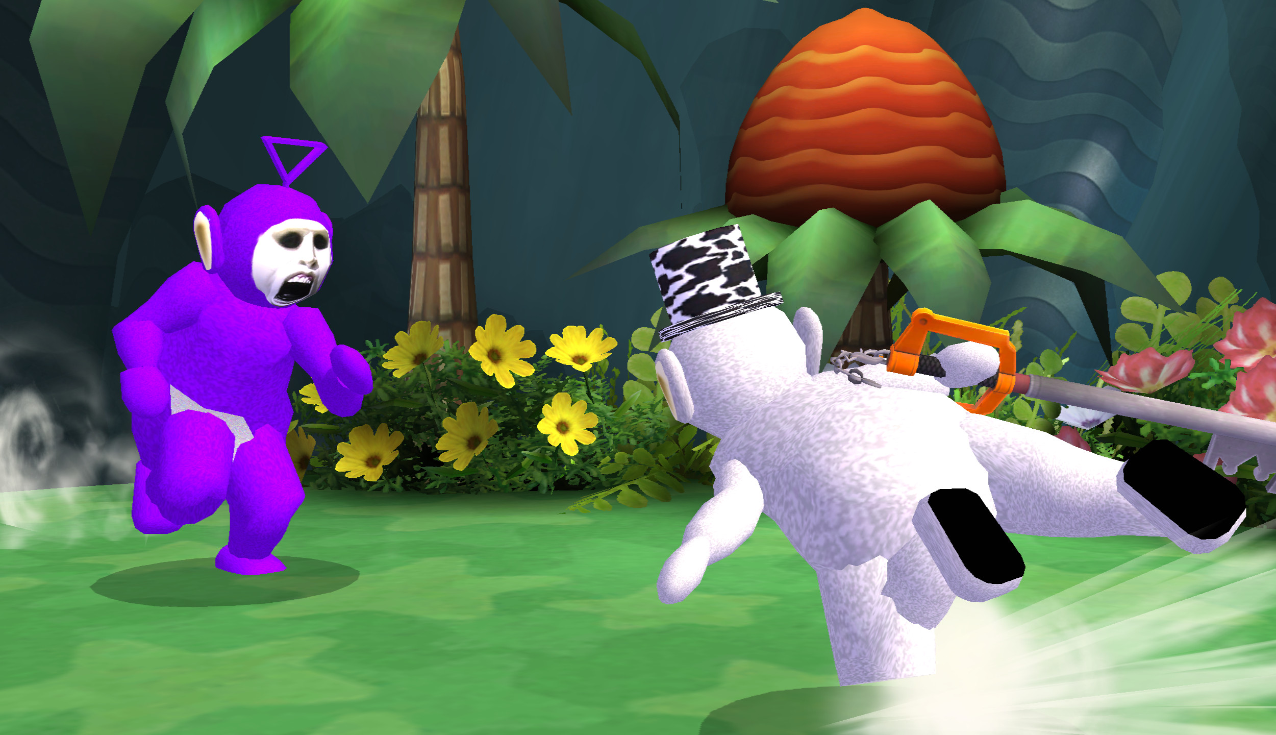 Tinky-winky(Slendytubbies) over REX/PMEX kazuya Mod for Super Smash ...