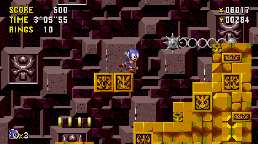 A taste of Labyrinth Zone. Mod for Sonic CD (2011) | SCD Mods