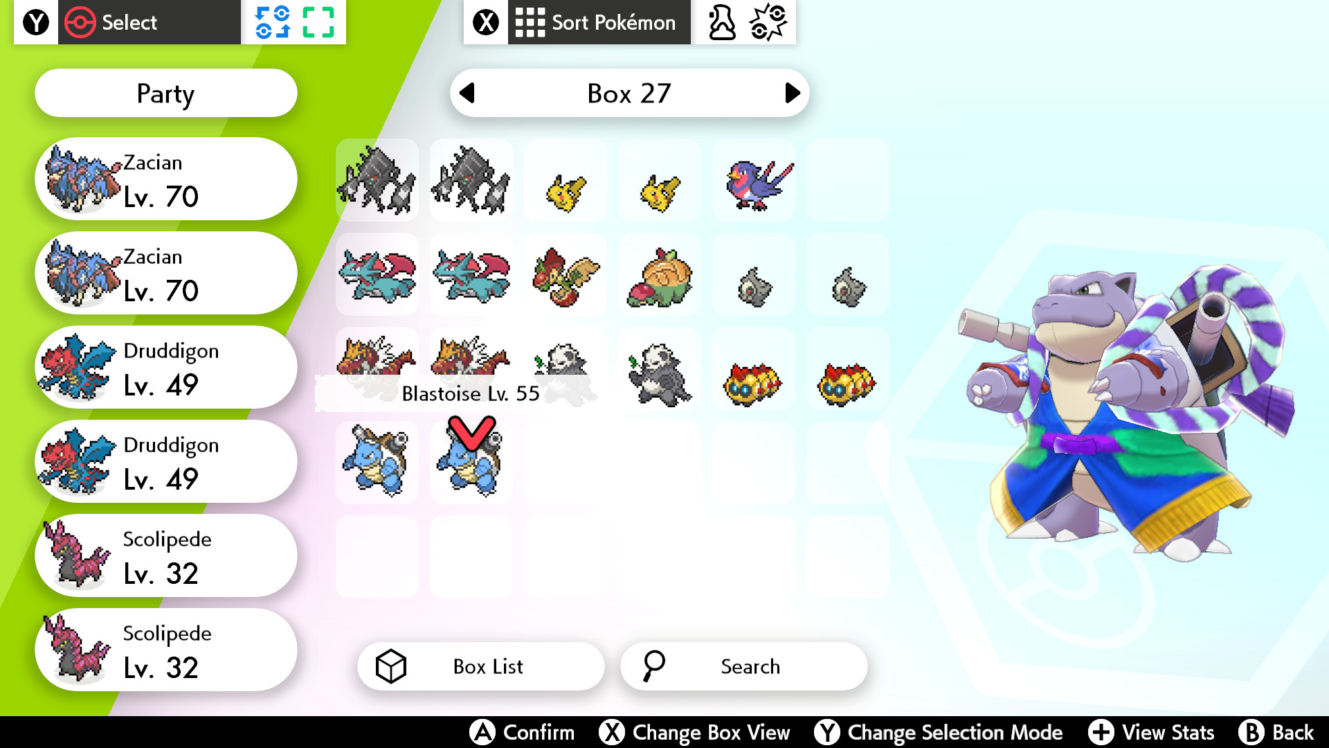Pokebuki Blastoise Mod for Pokemon Sword & Shield | SWSH Mods