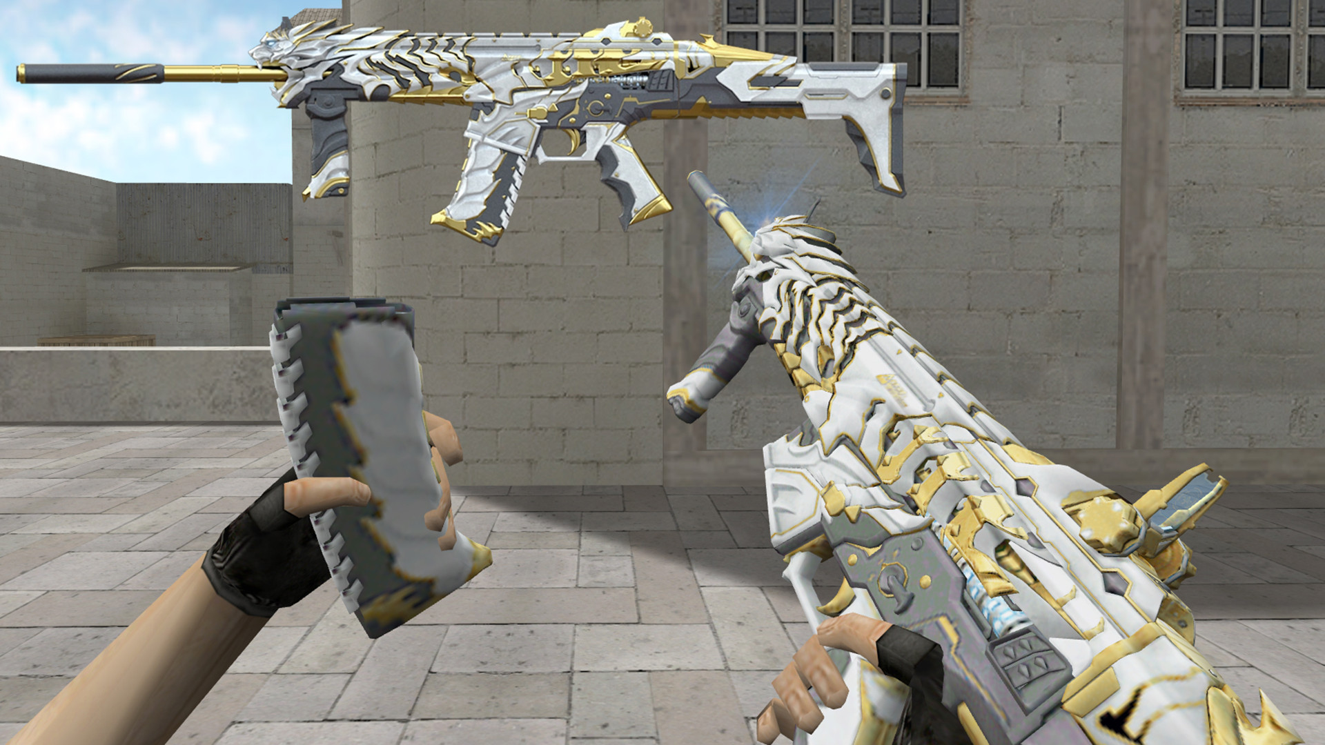 SCAR Light-S White Tiger Mod for Counter-Strike 1.6 | CS1.6 Mods