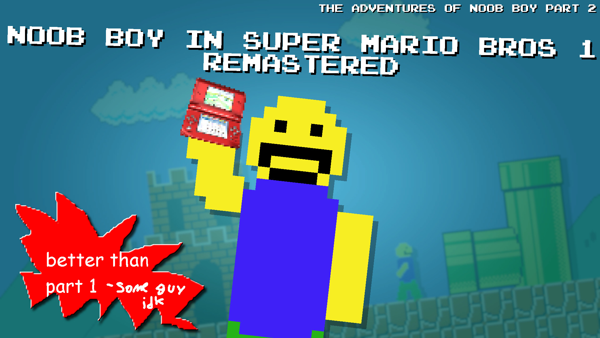 Noob Boy Mod for Super Mario Bros. Remastered [Unofficial] | SMB1R Mods