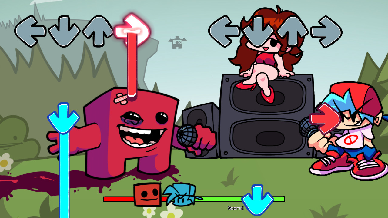 Vs. Meat Boy Mod for Friday Night Funkin' | FNF Mods