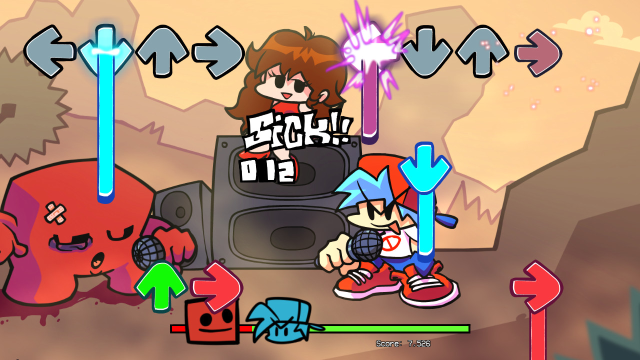 Vs. Meat Boy Mod for Friday Night Funkin' | FNF Mods