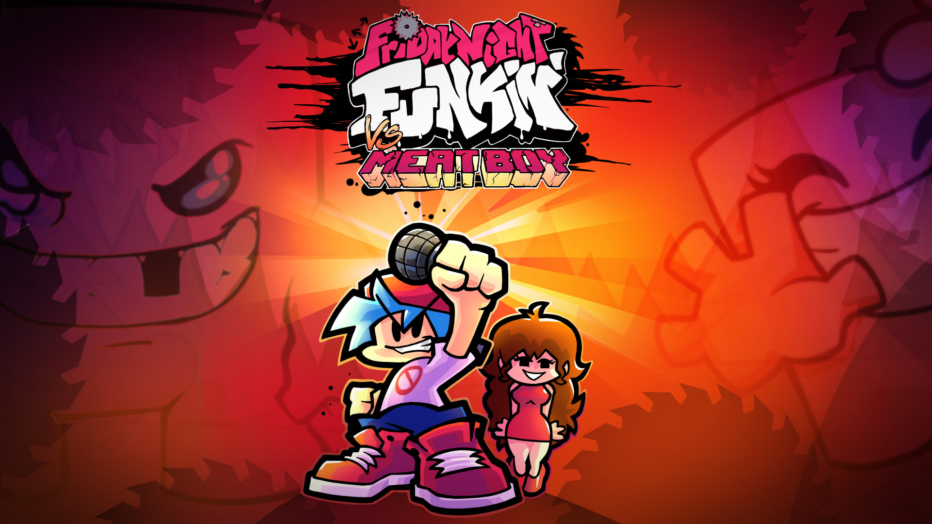 Vs. Meat Boy Mod for Friday Night Funkin' | FNF Mods