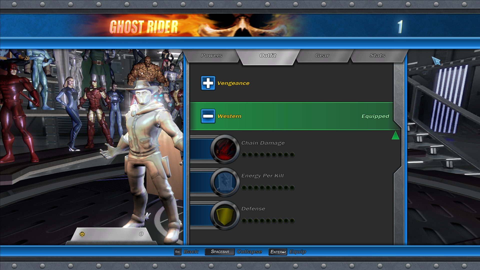 MSF Phantom Rider (Ghost Rider) Mod for Marvel: Ultimate Alliance | MUA Mods