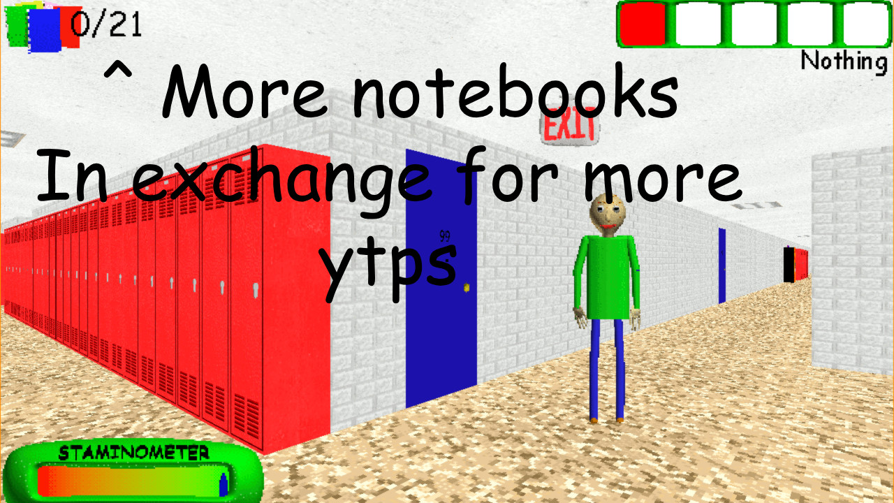 Challenge stickers [0.13.X] Mod for Baldi's Basics | Baldi Mods