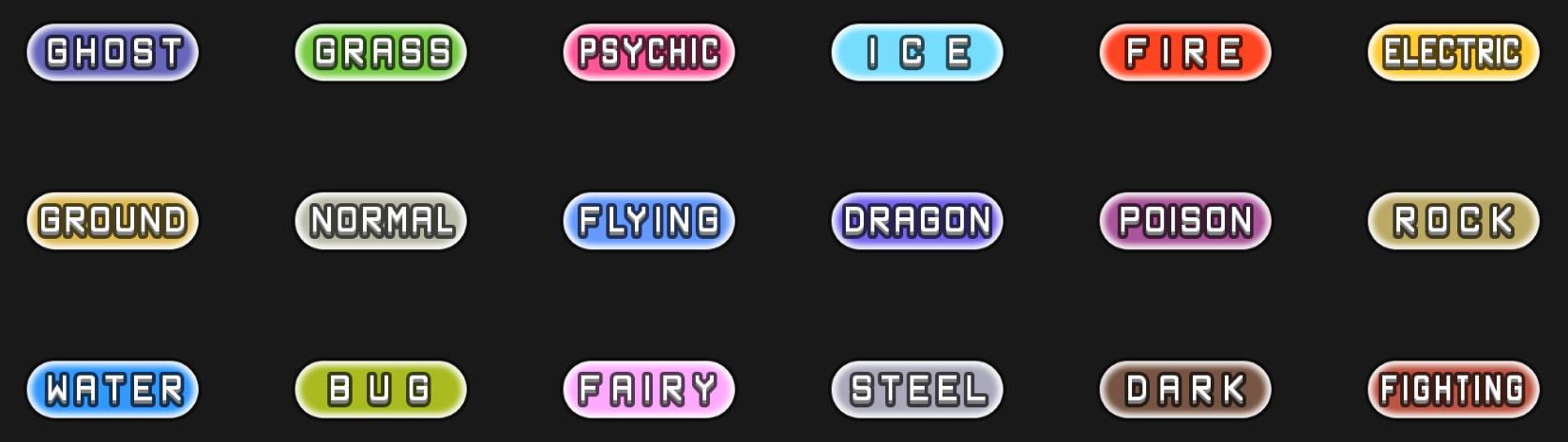 Faithful HD Pokémon Types | USUM Mod for Pokemon Ultra Sun and Ultra ...