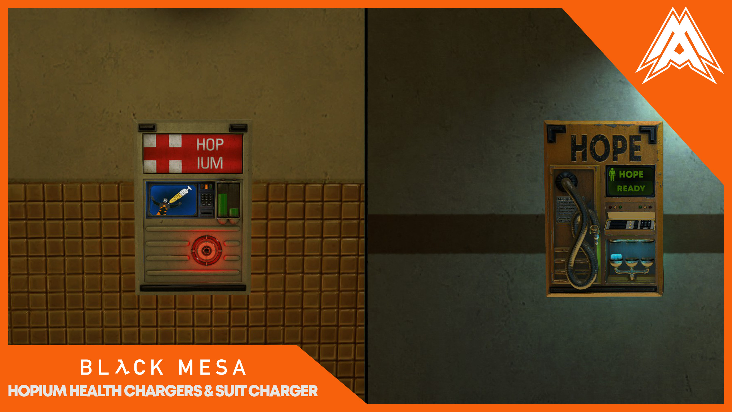 HOPIUM Health Chargers & Suit Charger Mod for Black Mesa | BM Mods