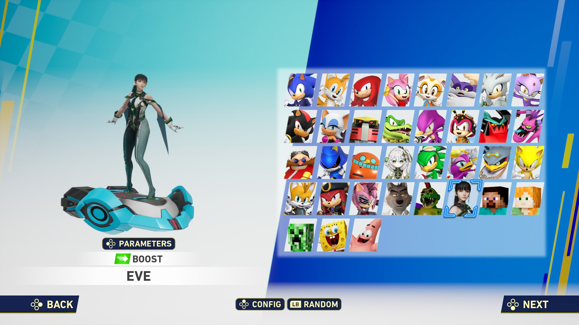 EVE from Stellar Blade over Miku Mod for Sonic Racing: CrossWorlds | SR ...