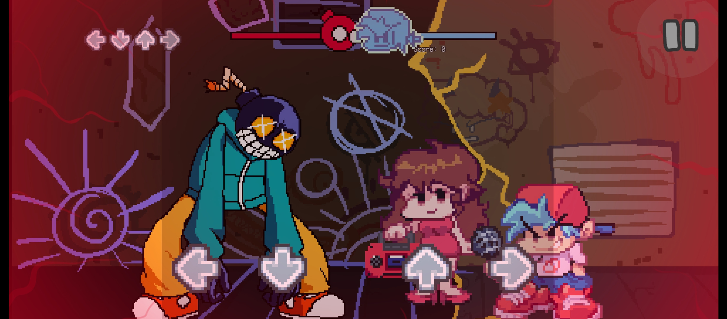 Whitty Pixel [V-SLICE MOBILE] Mod for Friday Night Funkin' | FNF Mods