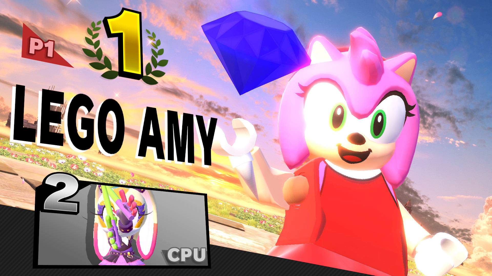 Lego Amy Mod for Super Smash Bros. Ultimate | SSBU Mods
