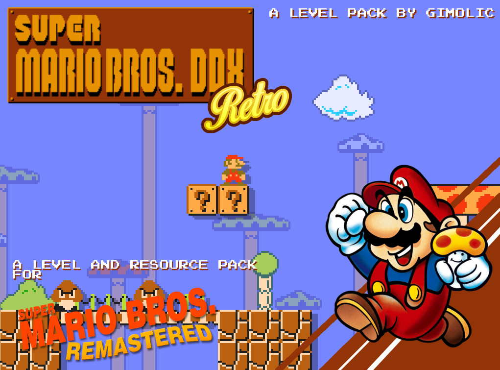Super Mario Bros. DDX Retro Mod for Super Mario Bros. Remastered ...