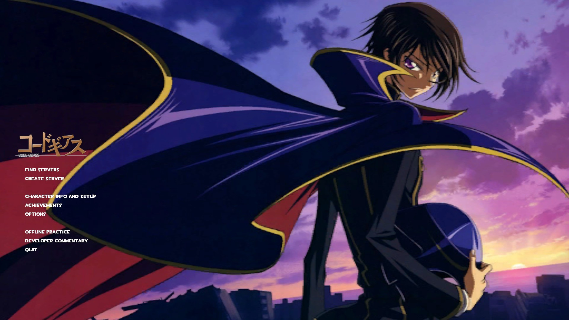 Code Geass: Menu Mod Mod for Team Fortress 2: Gold Rush | TF2GR Mods