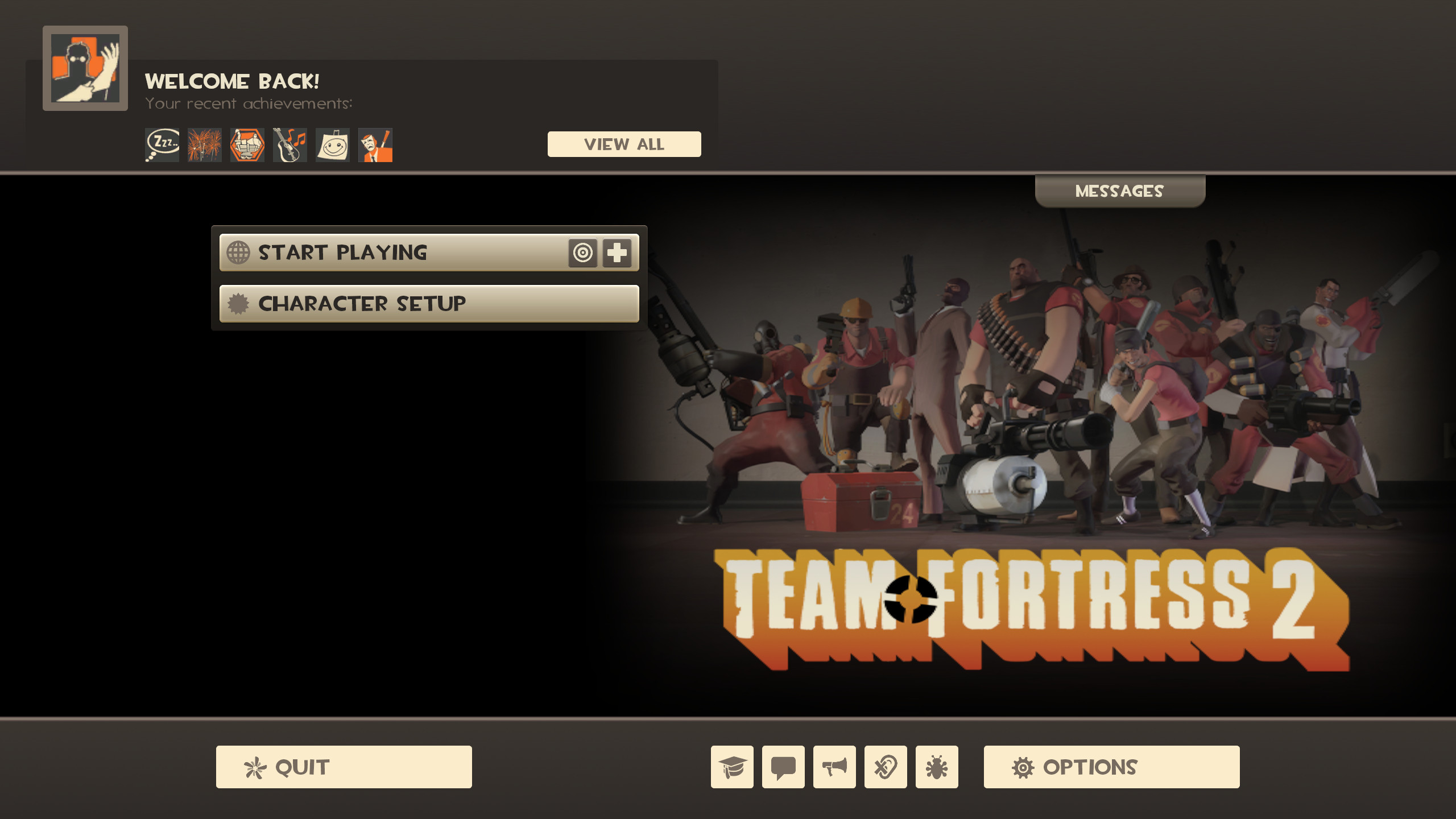 2010 Main Menu Mod for Team Fortress 2: Gold Rush | TF2GR Mods