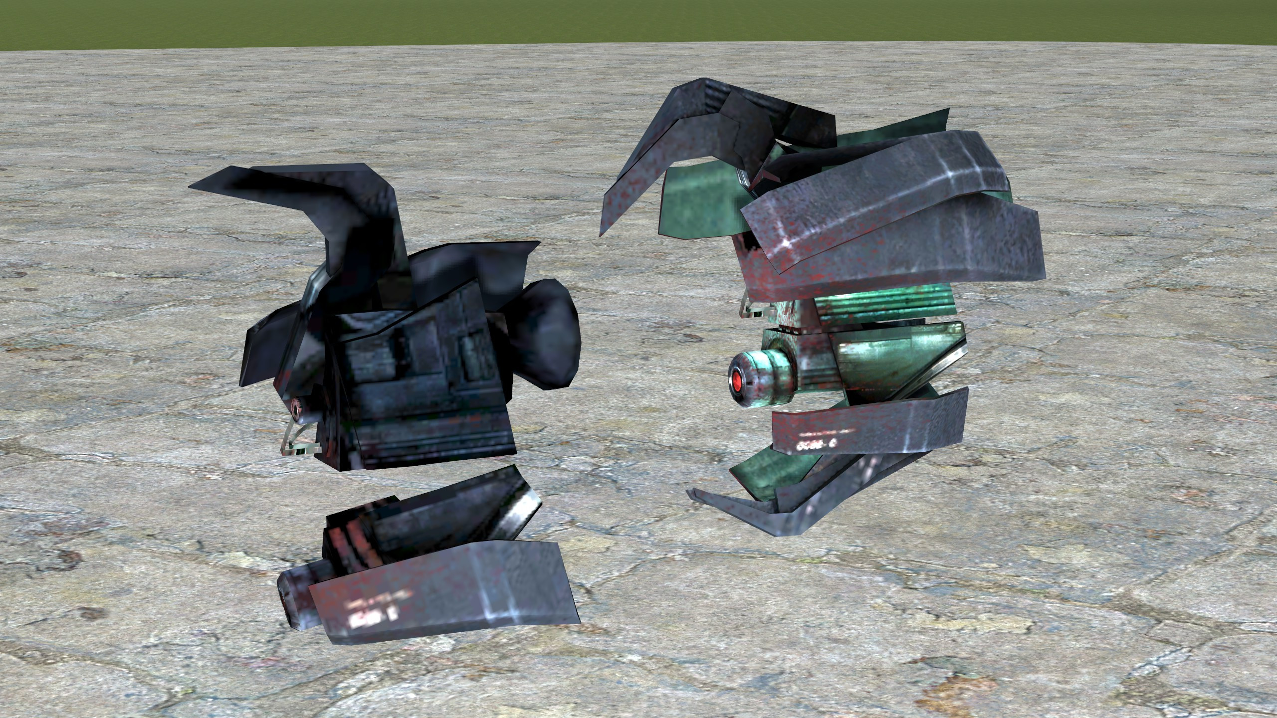 Unfinished/Scrapped updated Manhack gib texture Mod for Half-Life 2 ...