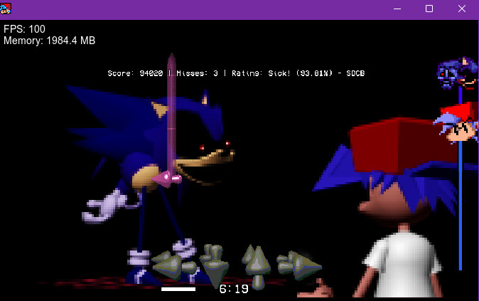 FNF Vs Rewrite V2 but OG sprite's Mod for Friday Night Funkin' | FNF Mods