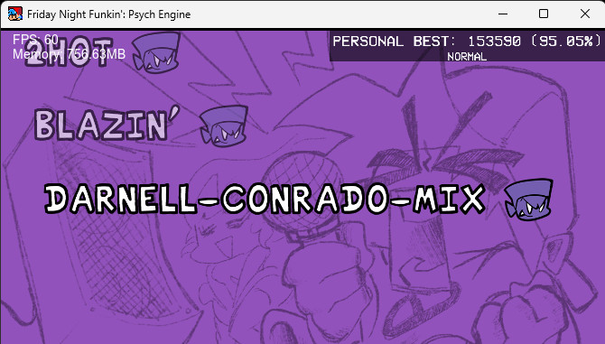 Darnell (Conrado Mix) Mod for Friday Night Funkin' | FNF Mods