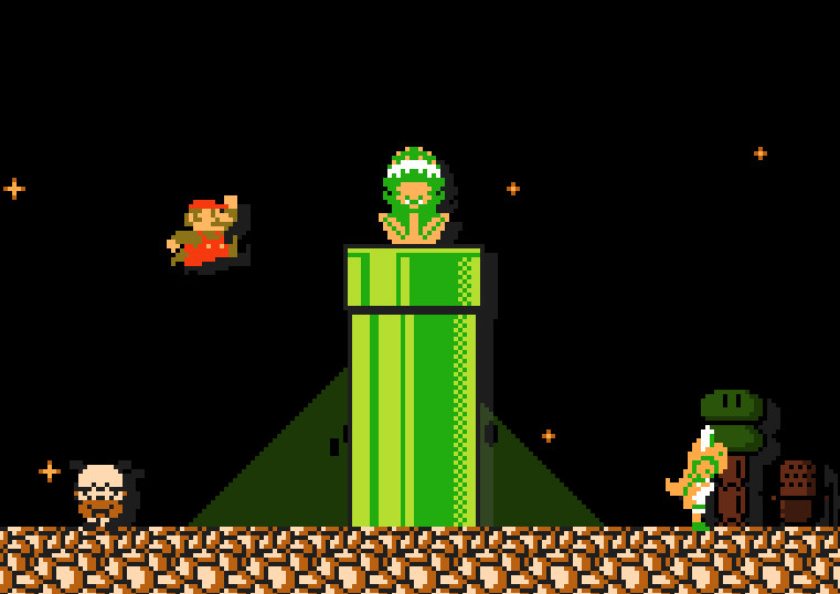 Enemy Gals in Super Mario Bros. Remastered Mod for Super Mario Bros ...