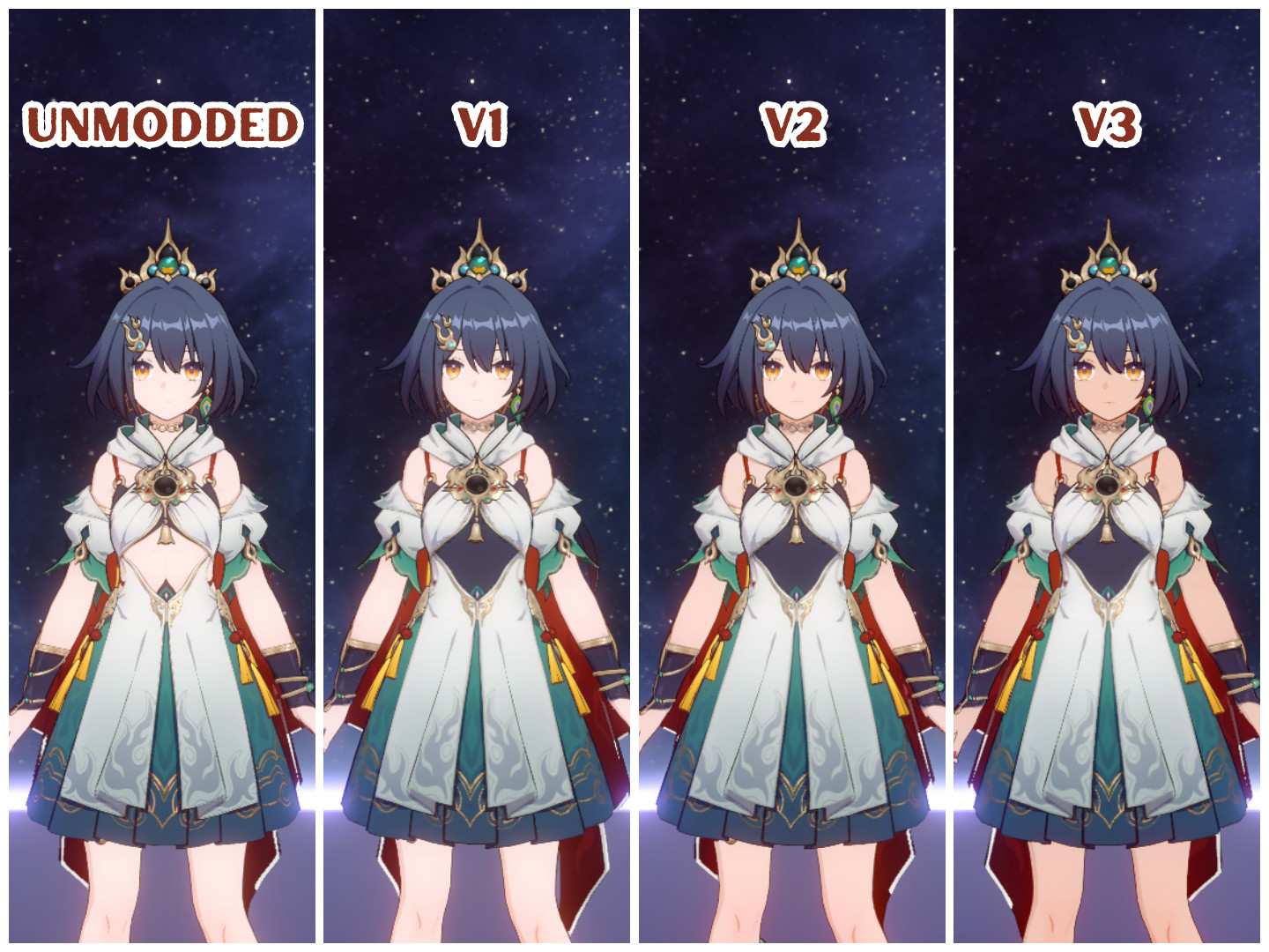 outfit edit for yunli Mod for Honkai Star Rail | HSR Mods
