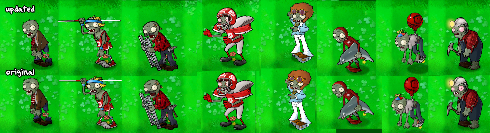Revived Sprites Mod for Plants vs. Zombies: Replanted | PvZ:R Mods