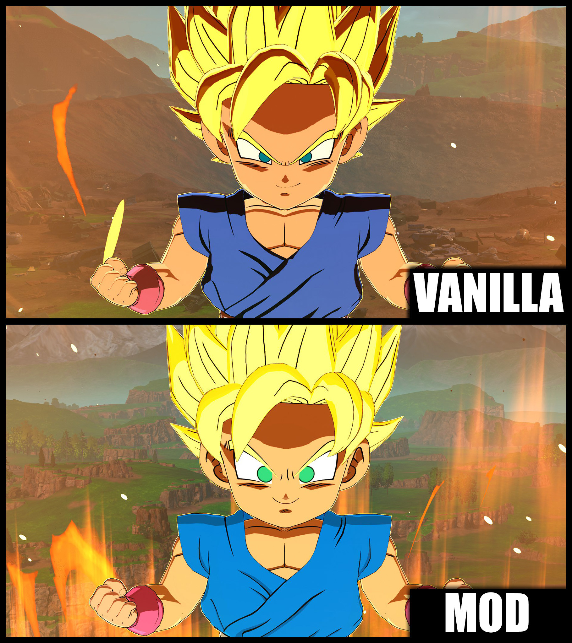 DBGT - Color Corrected [Replacer] Mod for Dragon Ball: Sparking! ZERO ...