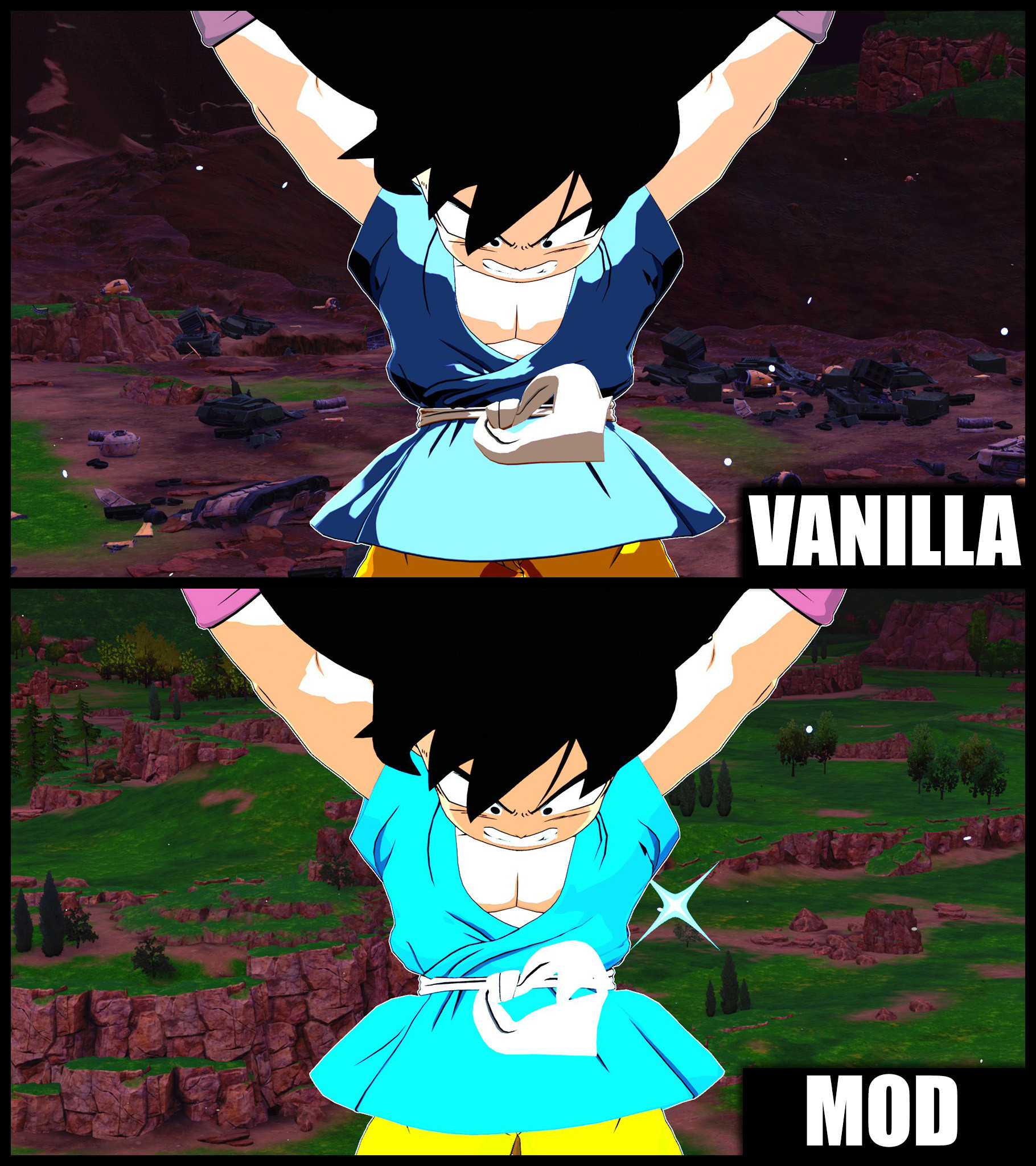 DBGT - Color Corrected [Replacer] Mod for Dragon Ball: Sparking! ZERO ...