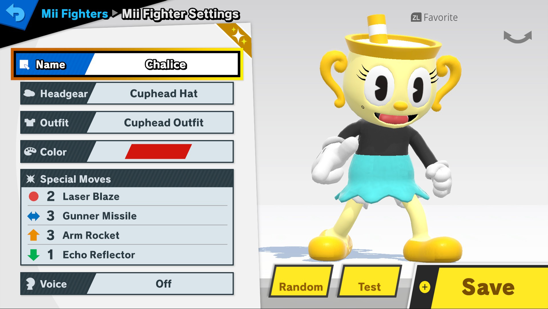 MS. CHALICE [Mii Gunner] Mod for Super Smash Bros. Ultimate | SSBU Mods