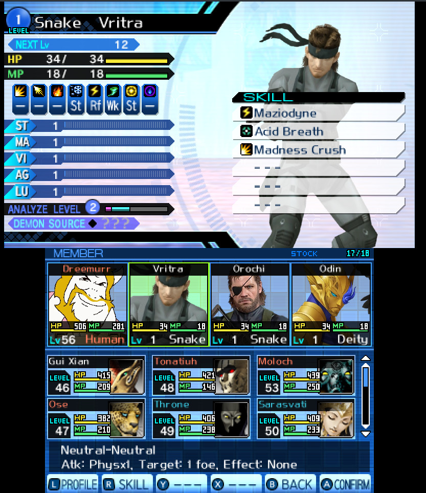 Custom (meme) demon pack Mod for Shin Megami Tensei: Strange Journey ...