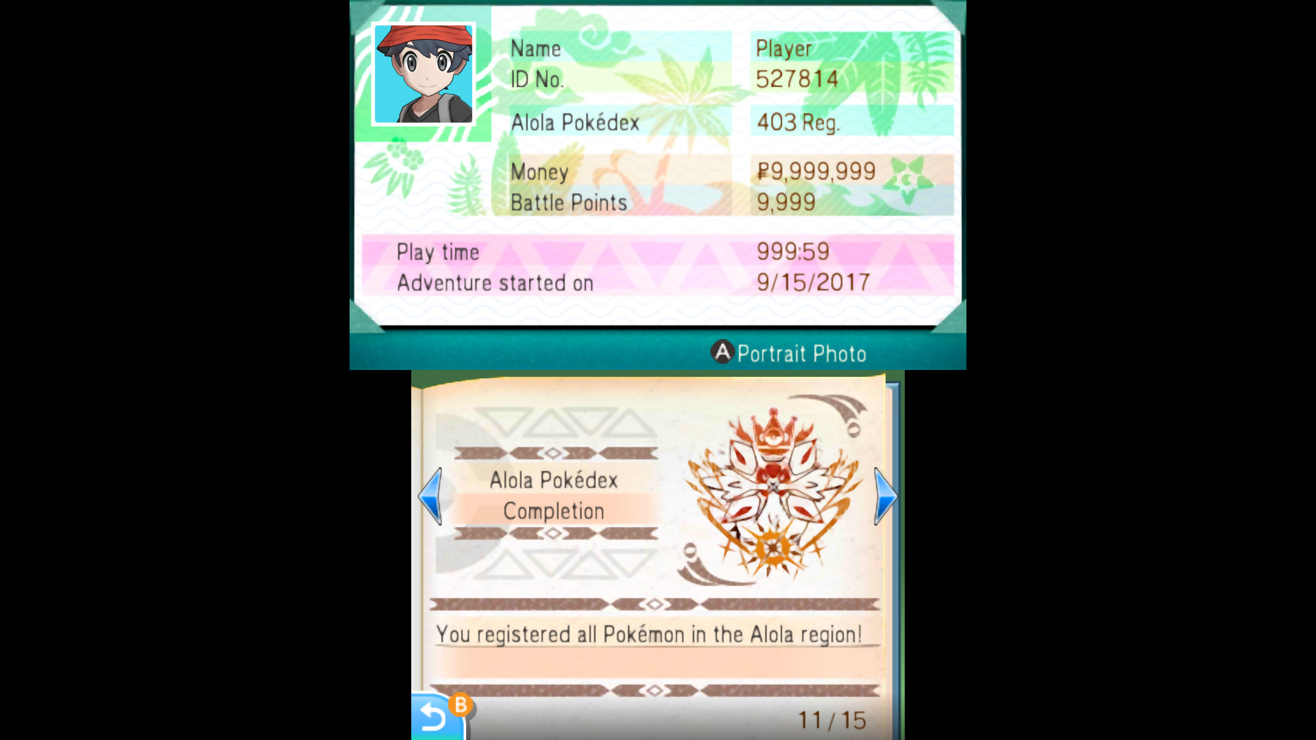 100% Save File [Ultra Sun] Mod for Pokemon Ultra Sun and Ultra Moon ...