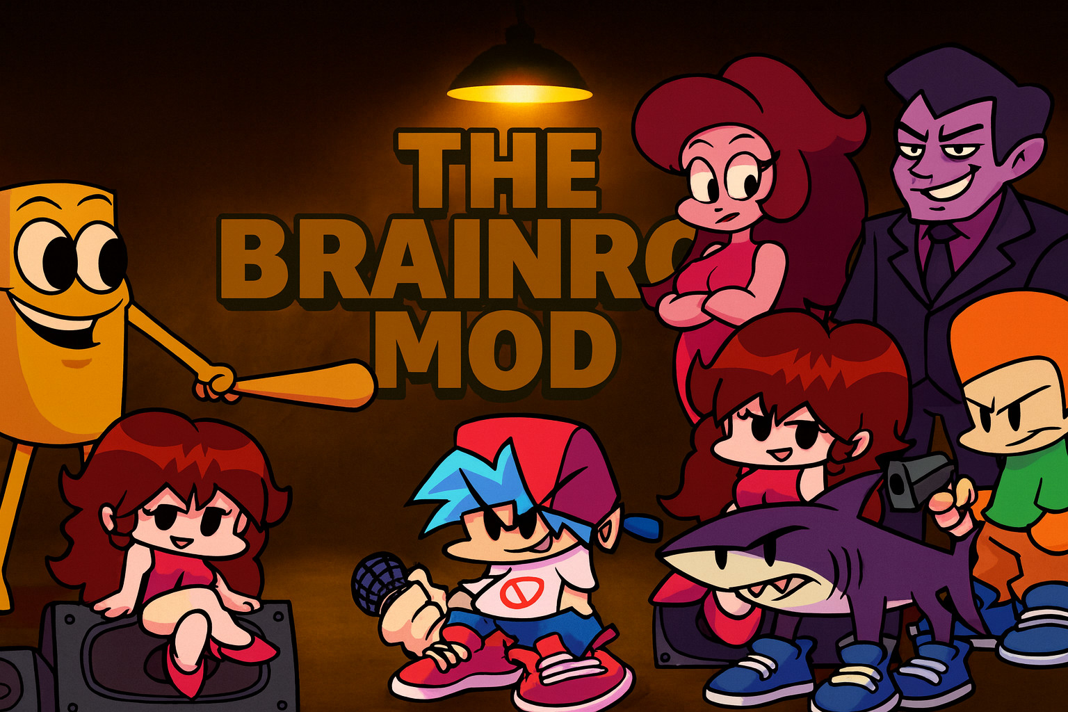 [SENSITIVE CONTENT]The Brainrot Mod Mod for Friday Night Funkin' | FNF Mods