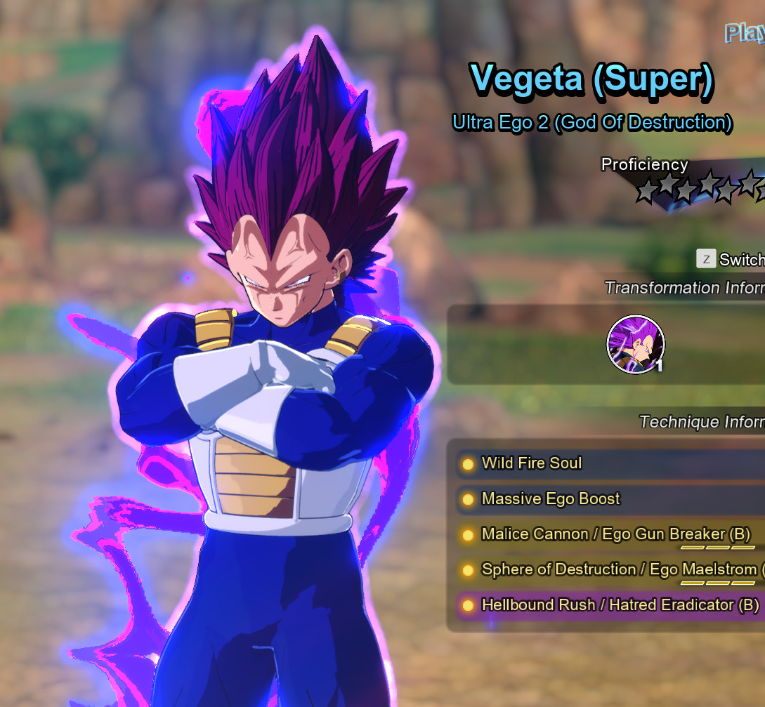 VEGETA ULTRA EGO MINI- [NEW SLOT] 6 MOVES Mod for Dragon Ball: Sparking ...