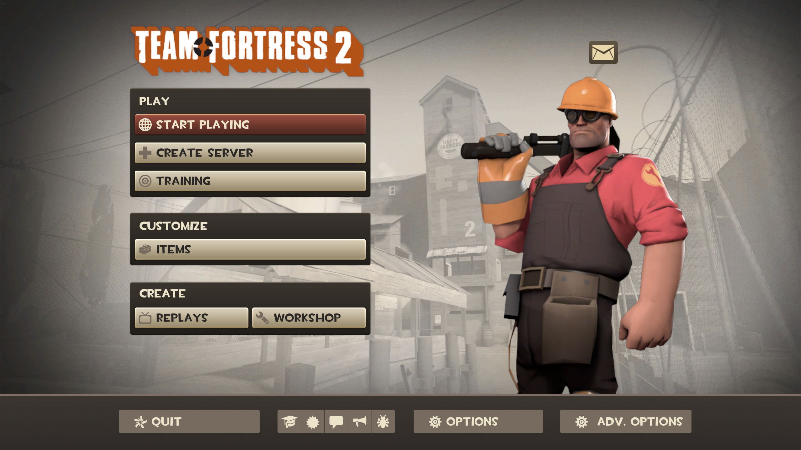 2013 Main Menu Mod for Team Fortress 2: Gold Rush | TF2GR Mods