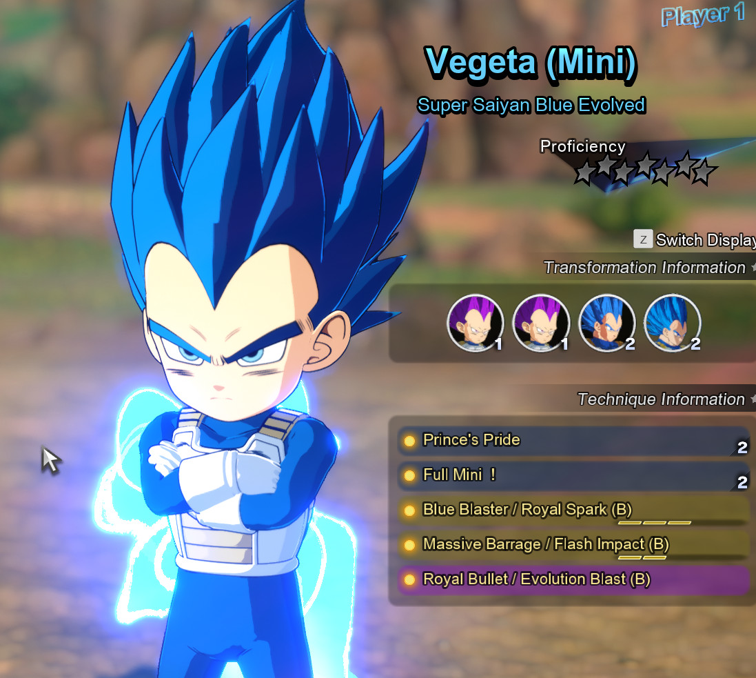 VEGETA SSBE MINI - [NEW SLOT] 6 MOVES Mod for Dragon Ball: Sparking ...