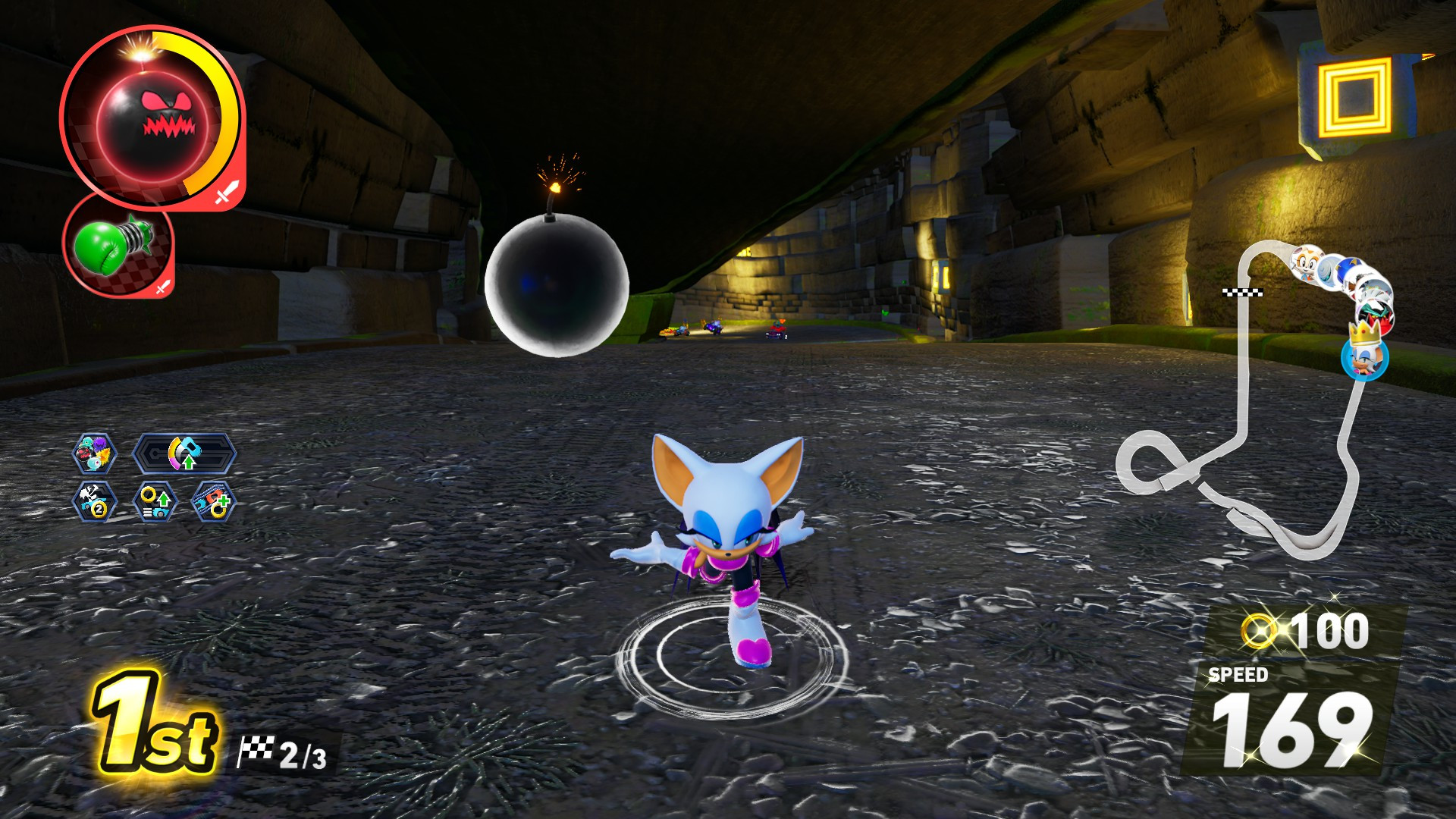 Rouge on Foot Mod for Sonic Racing: CrossWorlds | SR:CW Mods