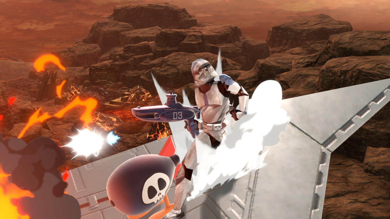 Clone trooper moveset on Snake Mod for Super Smash Bros. Ultimate ...