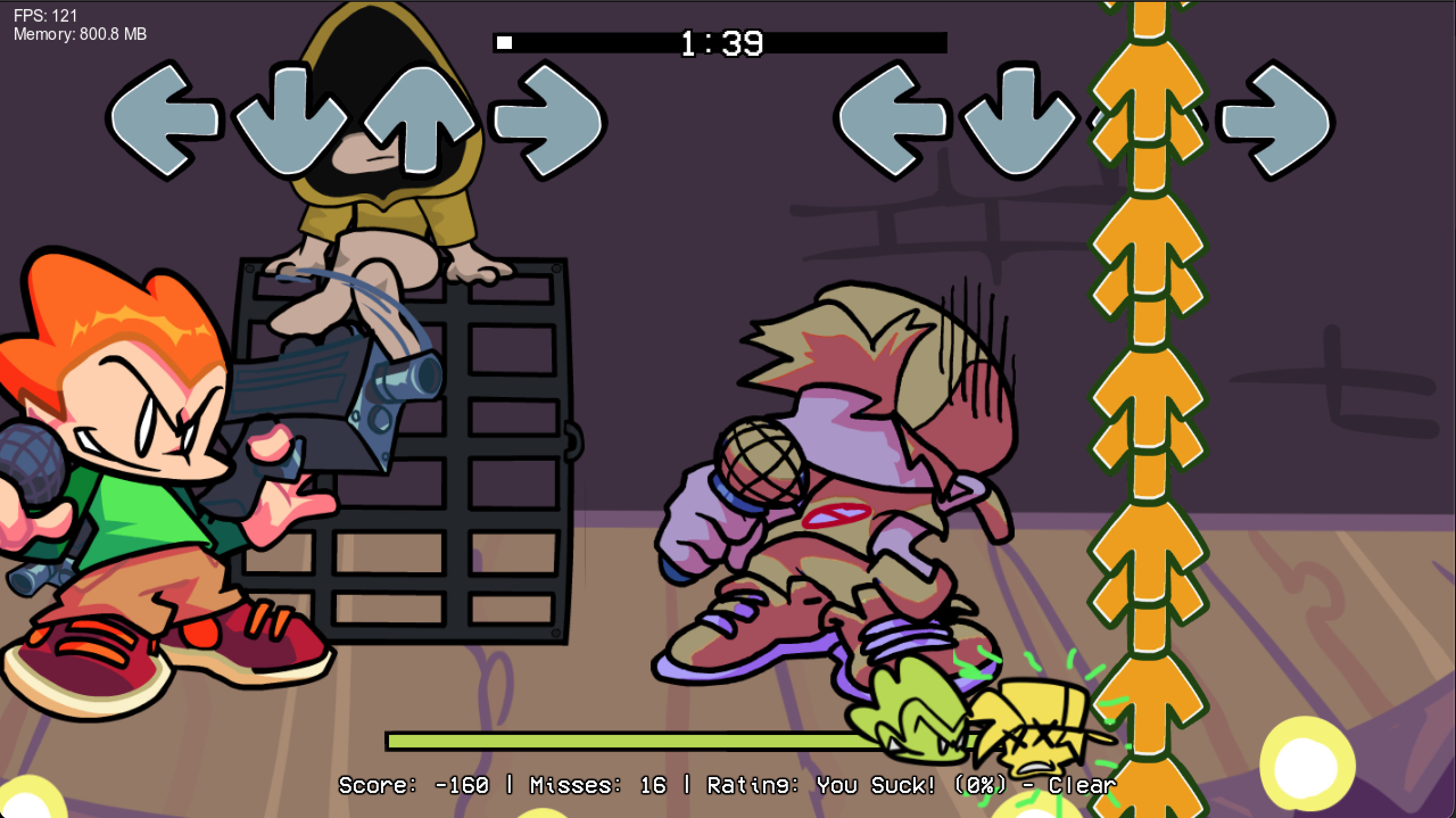faceless golden bf Mod for Friday Night Funkin' | FNF Mods