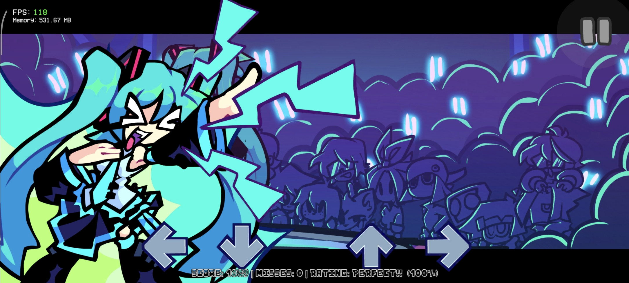 Hatsune miku - Project funkin' V-Slice Mod for Friday Night Funkin ...