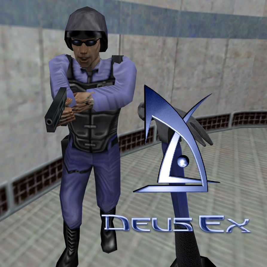 Deus Ex: JC Denton Replaces Barney (Port) Mod for Half-Life | HL Mods