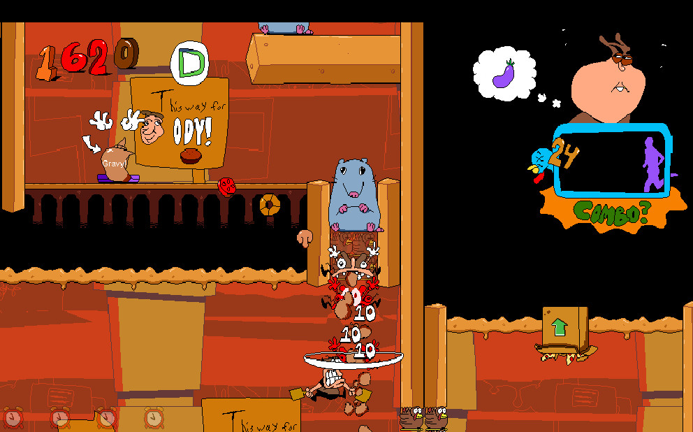 Ody and Brody Sam's Thanksgiving Break Mod for Pizza Tower | PT Mods