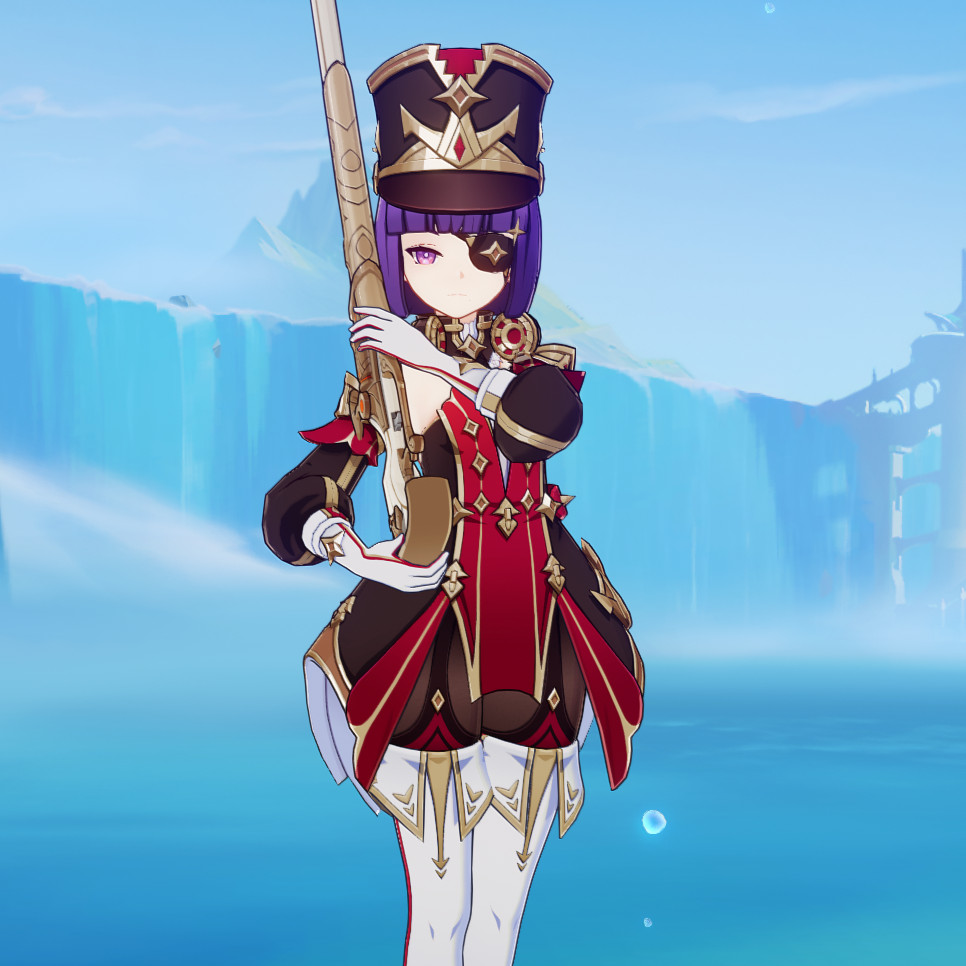 Short hair for Chevreuse Mod for Genshin Impact | GI Mods