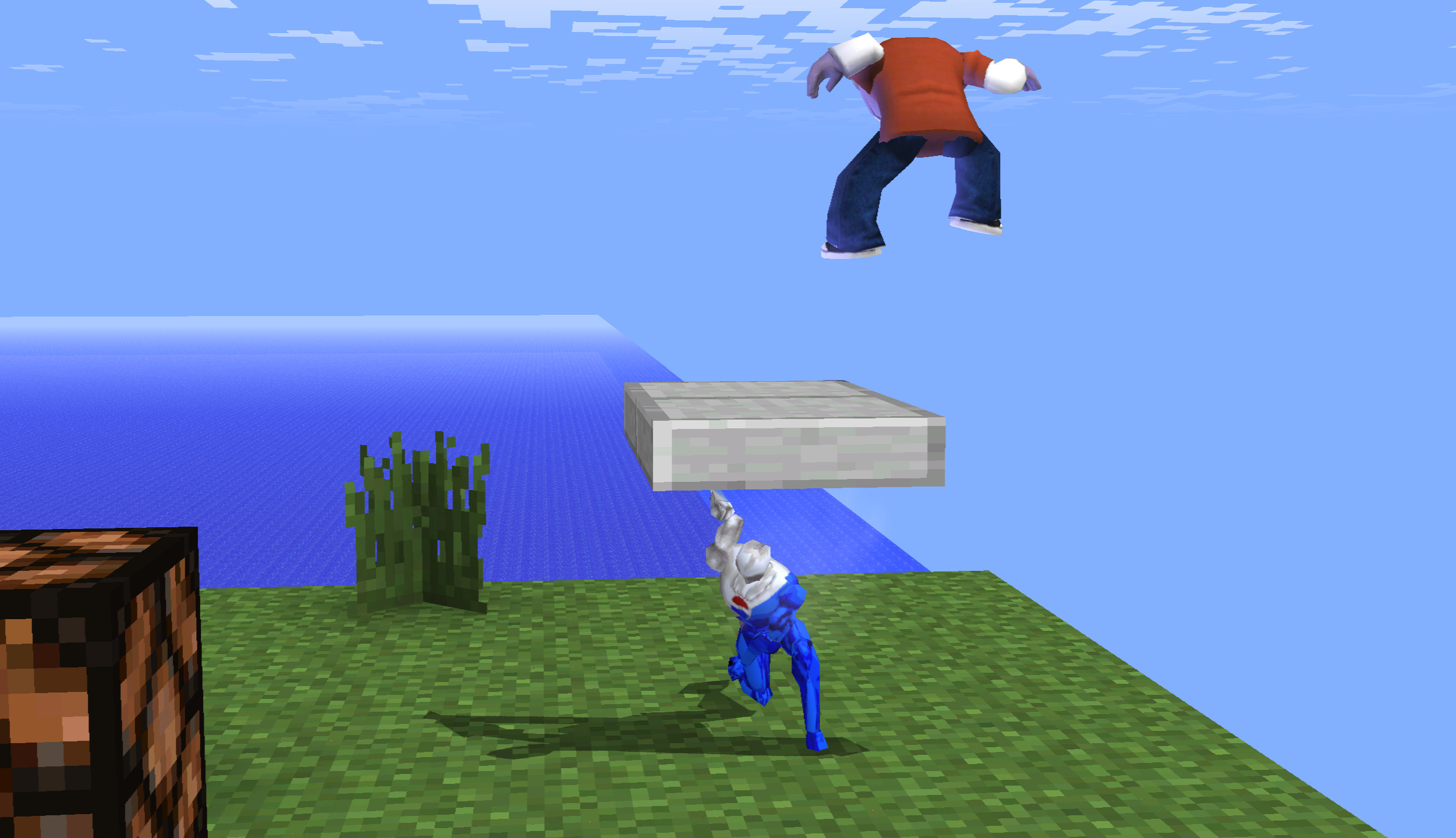 Pepsiman(PS1) over REX Dragon King Mod for Super Smash Bros. Brawl ...