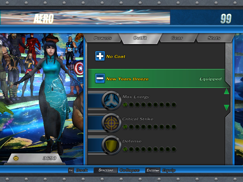 Aero (Marvel Future Fight) Mod for Marvel: Ultimate Alliance | MUA Mods