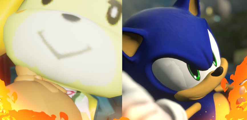 Isabelle over Cream Mod for Sonic Racing: CrossWorlds | SR:CW Mods