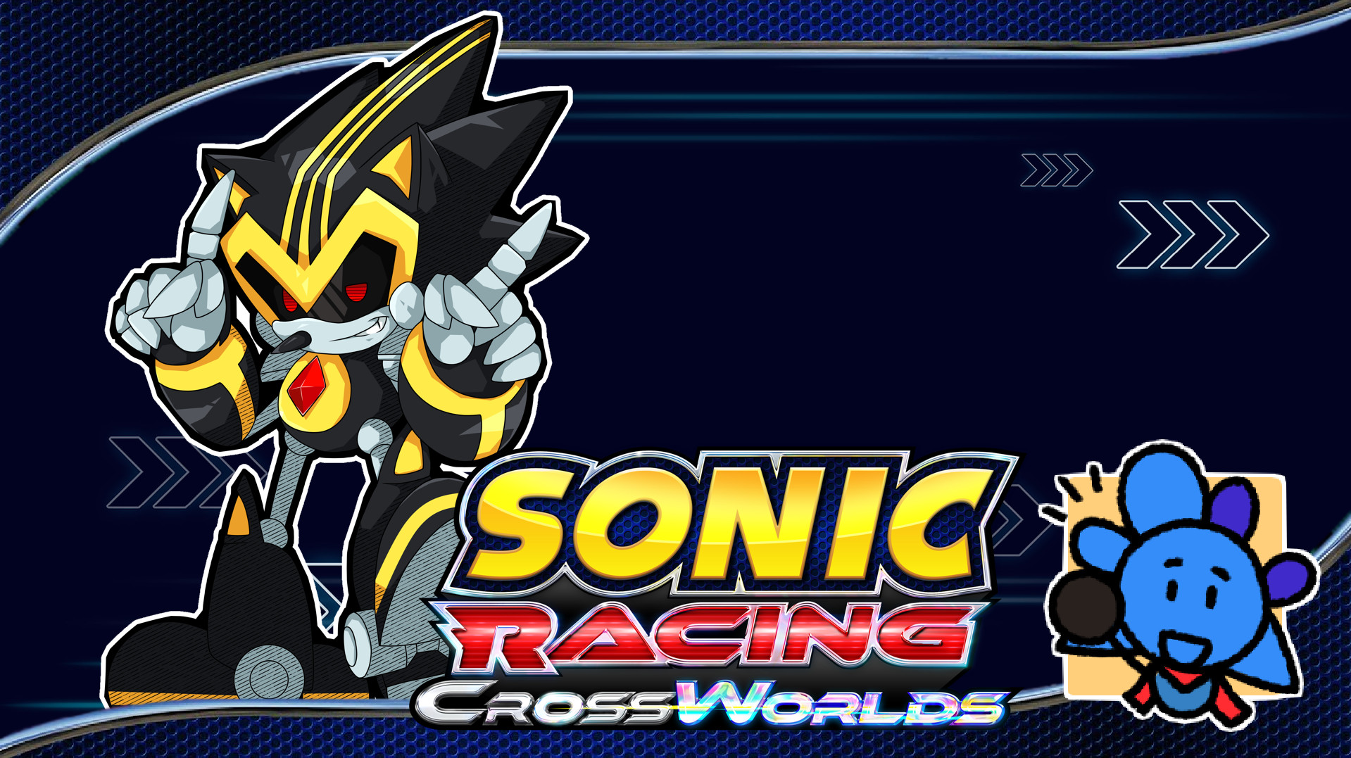 Shard The Metal Sonic [Red Alt] Crosstalk Render Mod for Sonic Racing ...