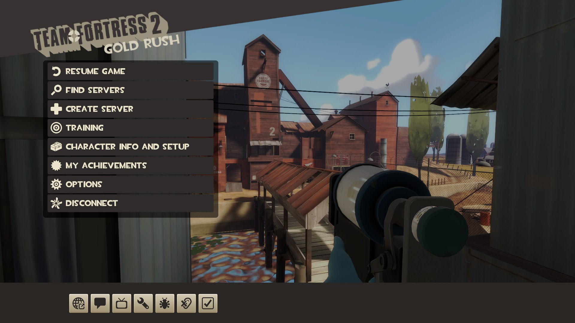 Xbox360 Styled Main Menu (TF2: Gold Rush EDITION) Mod for Team Fortress ...