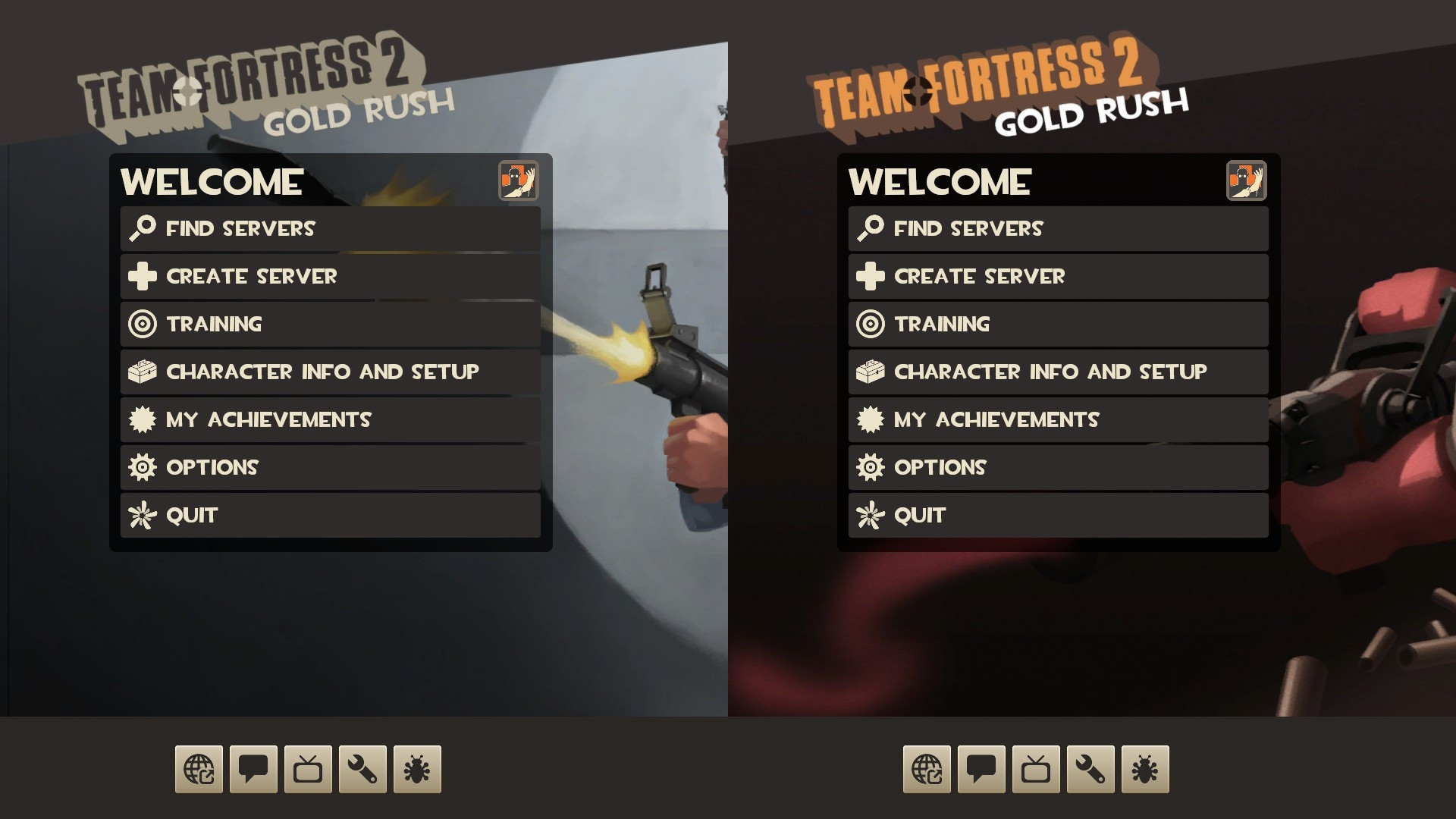 Xbox360 Styled Main Menu (TF2: Gold Rush EDITION) Mod for Team Fortress ...