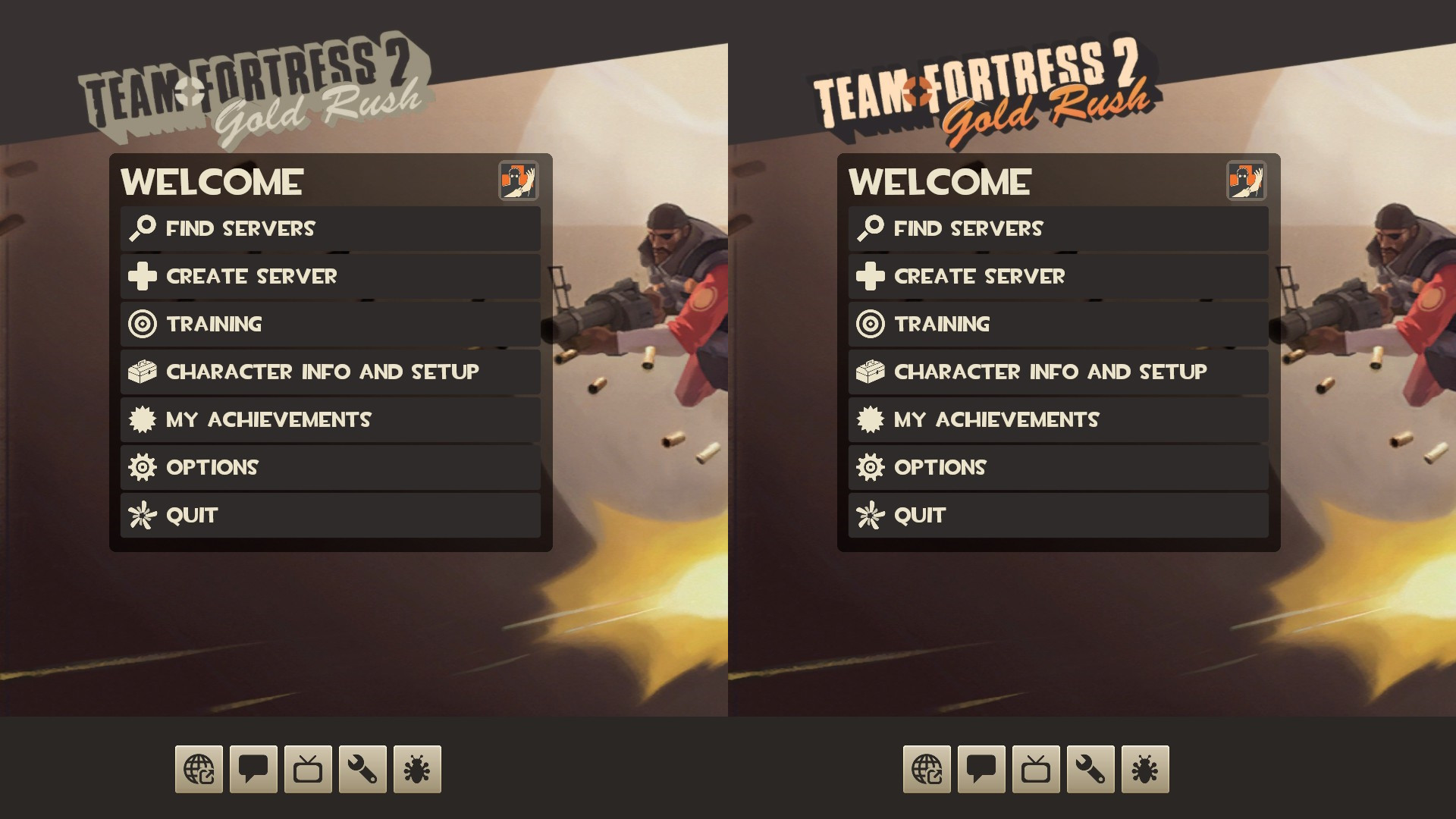 Xbox360 Styled Main Menu (TF2: Gold Rush EDITION) Mod for Team Fortress ...