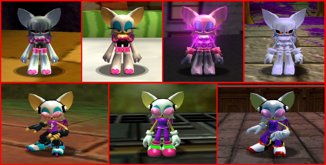 2A Rouge Pack Mod for Shadow The Hedgehog | ShTH Mods
